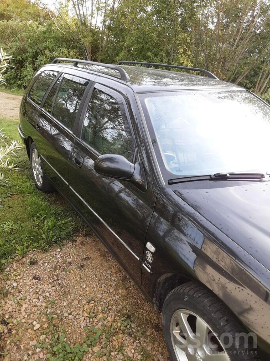 Black Peugeot 406 2004 in Bauska, with an engine capacity of 2.00 L and mileage of 450 thousand km for 1200 €, photo 4 on AUTOMOTO.COM.LV