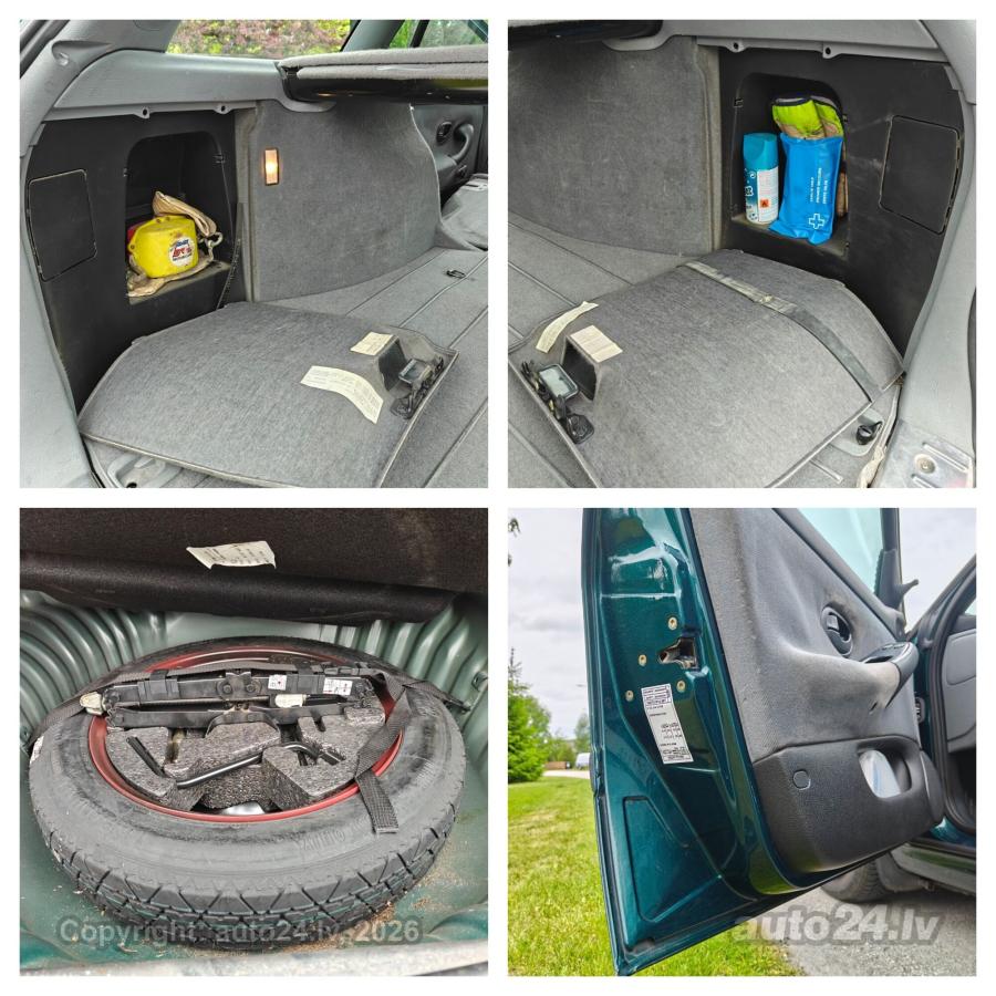Green Peugeot 406 1997 in Tallinn, with an engine capacity of 1.90 L and mileage of 194 thousand km for 3395 €, photo 14 on AUTOMOTO.COM.LV