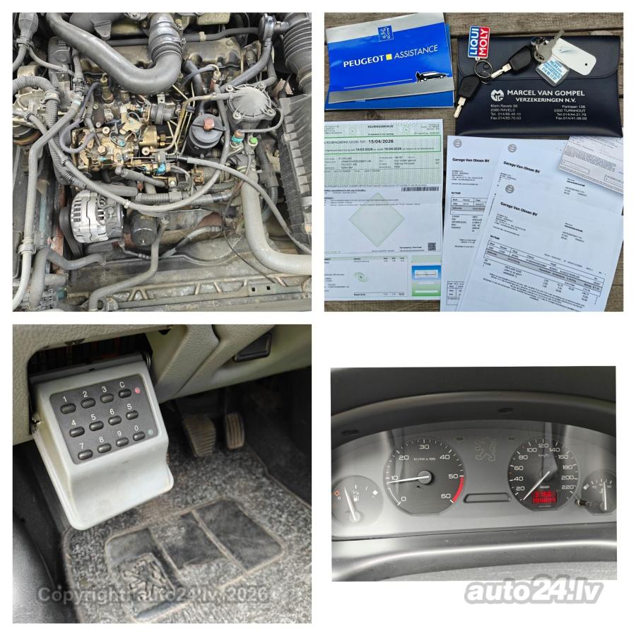 Green Peugeot 406 1997 in Tallinn, with an engine capacity of 1.90 L and mileage of 194 thousand km for 3395 €, photo 15 on AUTOMOTO.COM.LV