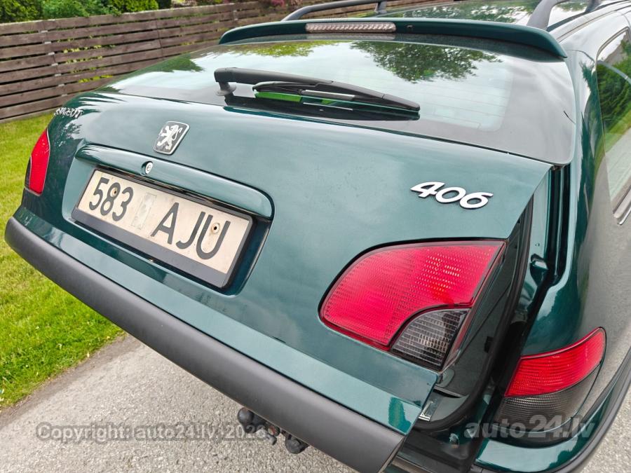 Green Peugeot 406 1997 in Tallinn, with an engine capacity of 1.90 L and mileage of 194 thousand km for 3395 €, photo 19 on AUTOMOTO.COM.LV