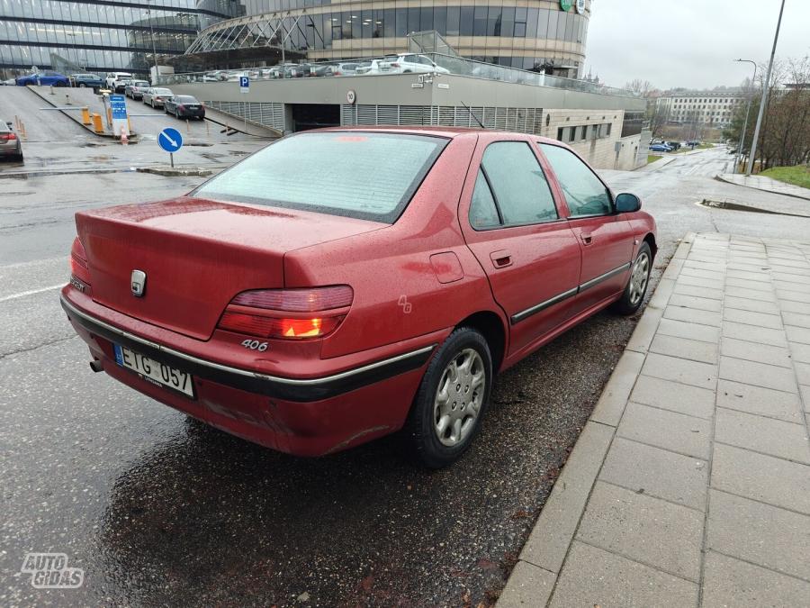 Red Peugeot 406 1999 in Vilnius, with an engine capacity of 1.80 L and mileage of 300 thousand km for 400 €, photo 2 on AUTOMOTO.COM.LV