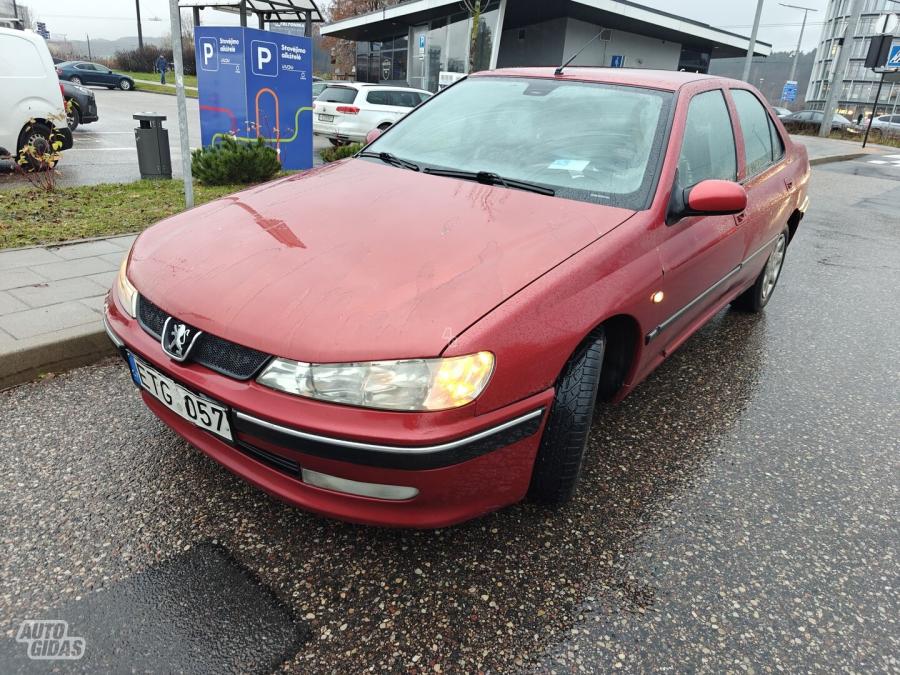 Red Peugeot 406 1999 in Vilnius, with an engine capacity of 1.80 L and mileage of 300 thousand km for 400 €, photo 3 on AUTOMOTO.COM.LV