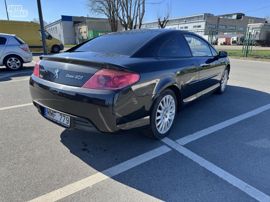 Black Peugeot 407 2006 in Klaipeda, with an engine capacity of 2.70 L and mileage of 173 thousand km for 2650 €, photo 6 on AUTOMOTO.COM.LV