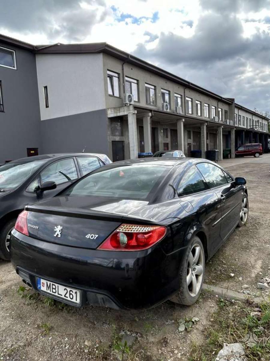 Melns Peugeot 407 2008 Viļņa, ar dzinēja tilpumu 2.72 L un nobraukumu 260 tūkst. km par 900 €, foto 1 vietnē AUTOMOTO.COM.LV