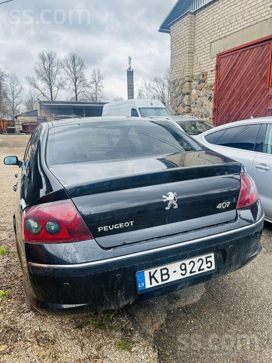 Melns Peugeot 407 2005 Rēzekne, ar dzinēja tilpumu 2.00 L un nobraukumu 0 tūkst. km par 1500 €, foto 4 vietnē AUTOMOTO.COM.LV