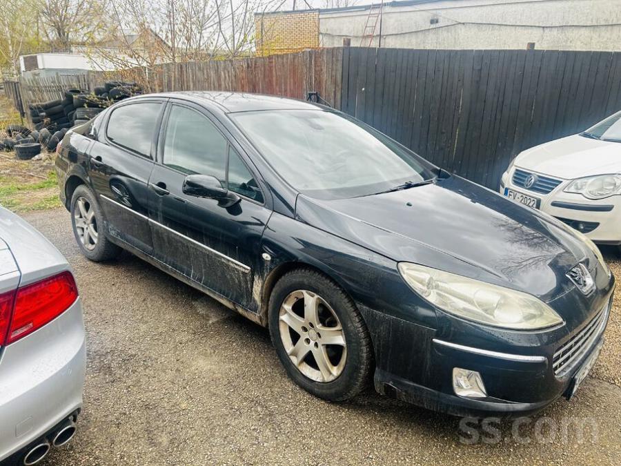Черный Пежо 407 2005 в Резекне, объемом двигателя 1.90 л и пробегом 290 тыс. км за 1000 €, фото 3 на AUTOMOTO.COM.LV