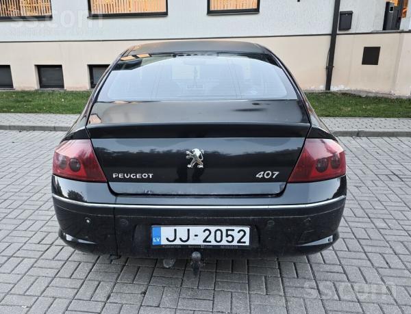 Black Peugeot 407 2005 in Ogre, with an engine capacity of 2.00 L and mileage of 528 thousand km for 550 €, photo 3 on AUTOMOTO.COM.LV