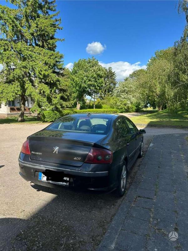 Melns Peugeot 407 2006 Radviliškis, ar dzinēja tilpumu 2.18 L un nobraukumu 340 tūkst. km par 700 €, foto 2 vietnē AUTOMOTO.COM.LV