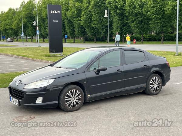 Black Peugeot 407 2006 in Narva, with an engine capacity of 1.70 L and mileage of 180 thousand km for 499 €, photo 1 on AUTOMOTO.COM.LV
