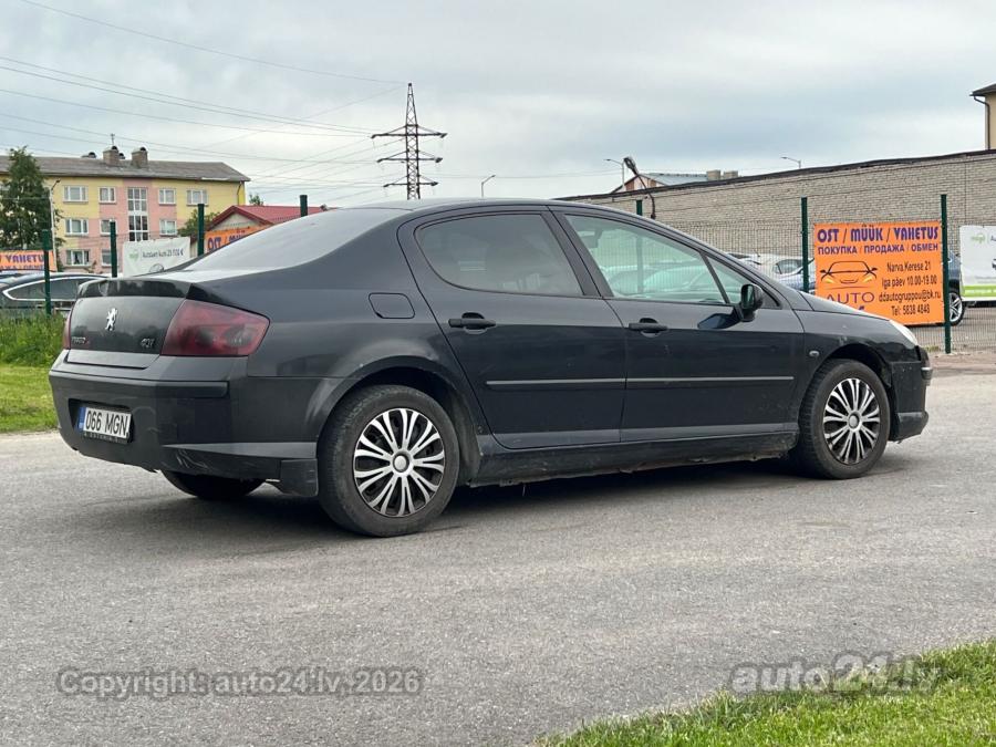 Black Peugeot 407 2006 in Narva, with an engine capacity of 1.70 L and mileage of 180 thousand km for 499 €, photo 6 on AUTOMOTO.COM.LV