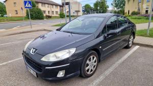 Black Peugeot 407 2006 in Druskininkai, with an engine capacity of 1.60 L and mileage of 410 thousand km for 1000 €, photo  on AUTOMOTO.COM.LV