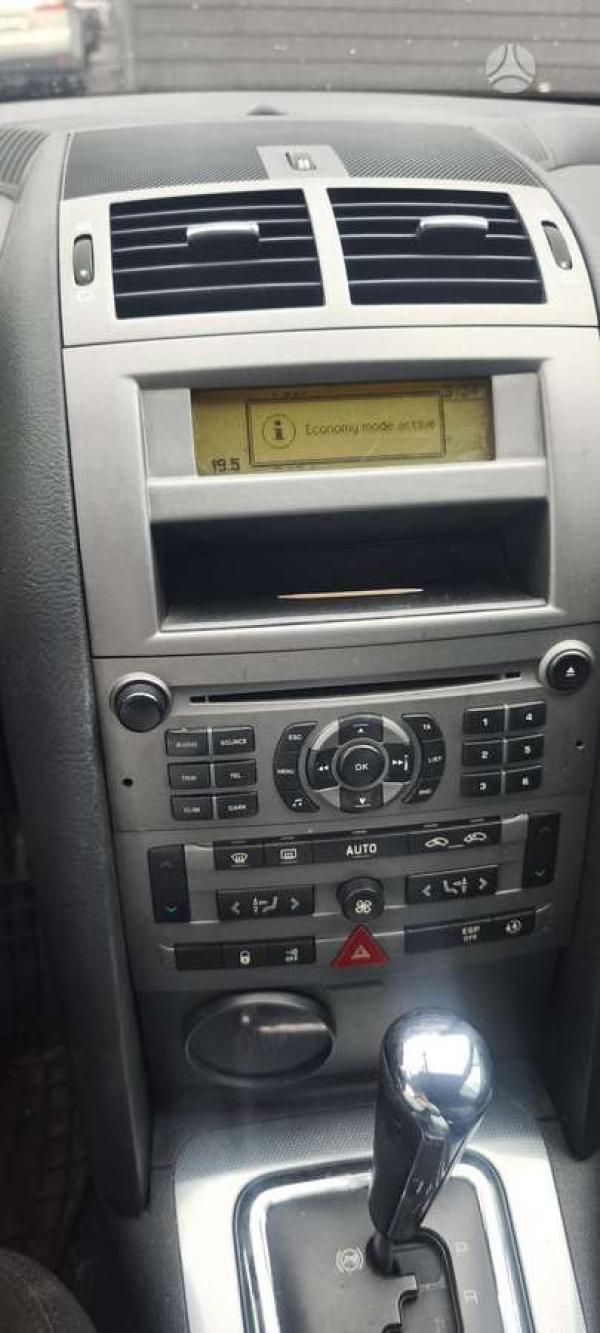 Melns Peugeot 407 2007 Kauņa, ar dzinēja tilpumu 2.23 L un nobraukumu 290 tūkst. km par 700 €, foto 5 vietnē AUTOMOTO.COM.LV