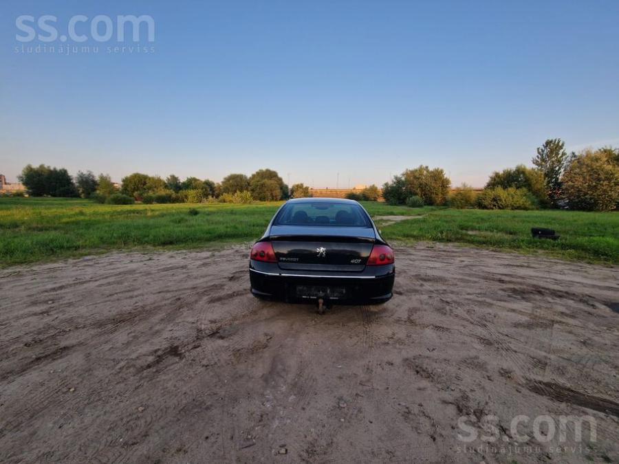 Melns Peugeot 407 2008 Rīga, ar dzinēja tilpumu 2.00 L un nobraukumu 347 tūkst. km par 1750 €, foto 7 vietnē AUTOMOTO.COM.LV