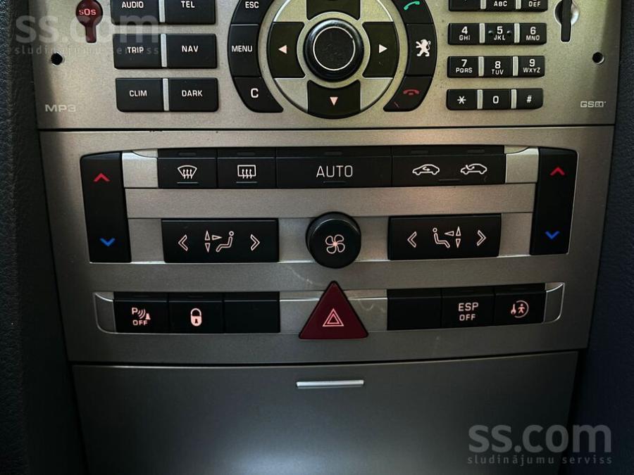 Melns Peugeot 407 2009 Rīga, ar dzinēja tilpumu 2.00 L un nobraukumu 0 tūkst. km par 2950 €, foto 16 vietnē AUTOMOTO.COM.LV