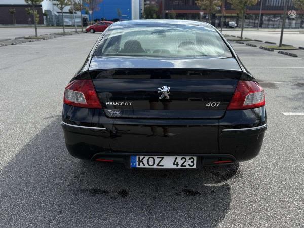 Black Peugeot 407 2009 in Klaipeda, with an engine capacity of 2.00 L and mileage of 305 thousand km for 1200 €, photo 7 on AUTOMOTO.COM.LV