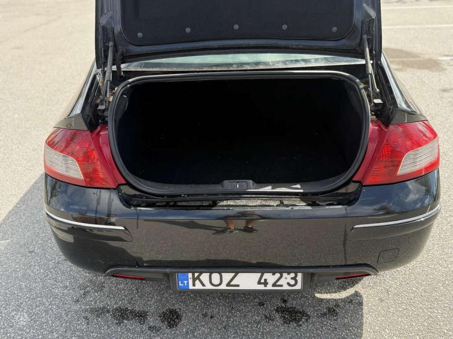Black Peugeot 407 2009 in Klaipeda, with an engine capacity of 2.00 L and mileage of 305 thousand km for 1200 €, photo 18 on AUTOMOTO.COM.LV