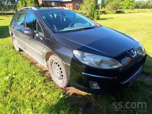 Черный Пежо 407 2005 в Цесис, объемом двигателя 2.00 л и пробегом 351 тыс. км за 600 €, фото 3 на AUTOMOTO.COM.LV