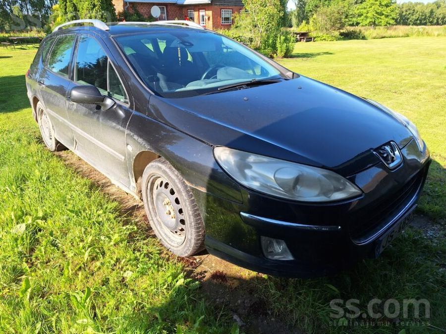 Черный Пежо 407 2005 в Цесис, объемом двигателя 2.00 л и пробегом 351 тыс. км за 600 €, фото 3 на AUTOMOTO.COM.LV