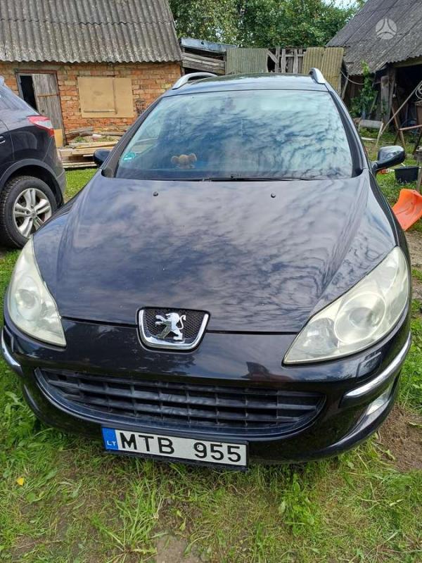 Black Peugeot 407 2005 in Kedainiai, with an engine capacity of 2.00 L and mileage of 278 thousand km for 1650 €, photo 5 on AUTOMOTO.COM.LV