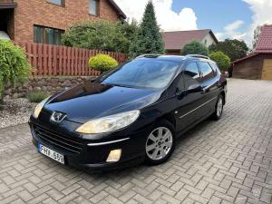 Black Peugeot 407 2006 in Vilkaviskis, with an engine capacity of 2.00 L and mileage of 341 thousand km for 1300 €, photo  on AUTOMOTO.COM.LV