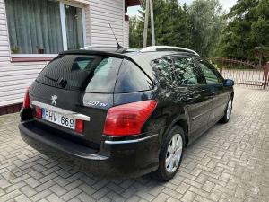 Black Peugeot 407 2006 in Vilkaviskis, with an engine capacity of 2.00 L and mileage of 341 thousand km for 1300 €, photo 6 on AUTOMOTO.COM.LV