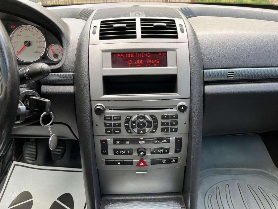 Black Peugeot 407 2006 in Vilkaviskis, with an engine capacity of 2.00 L and mileage of 341 thousand km for 1300 €, photo 16 on AUTOMOTO.COM.LV