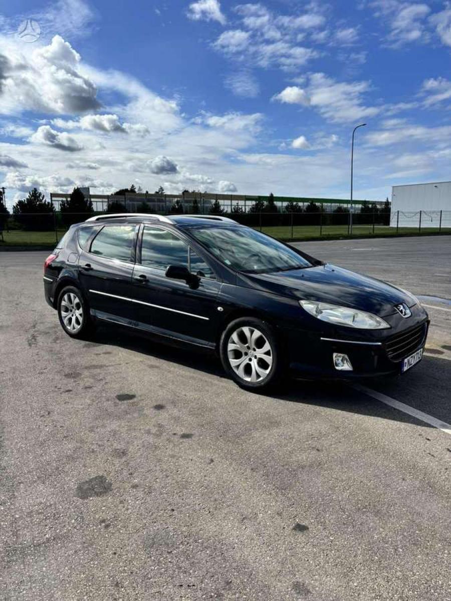 Black Peugeot 407 2006 in Vilkaviskis, with an engine capacity of 2.00 L and mileage of 333 thousand km for 1300 €, photo 3 on AUTOMOTO.COM.LV
