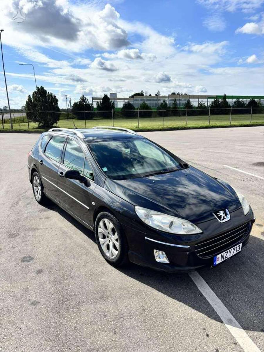 Black Peugeot 407 2006 in Vilkaviskis, with an engine capacity of 2.00 L and mileage of 333 thousand km for 1300 €, photo 6 on AUTOMOTO.COM.LV