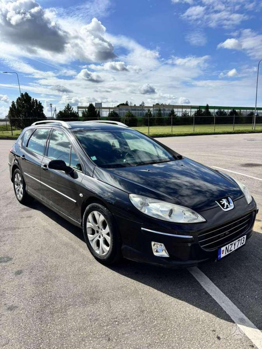 Black Peugeot 407 2006 in Vilkaviskis, with an engine capacity of 2.00 L and mileage of 333 thousand km for 1300 €, photo 8 on AUTOMOTO.COM.LV