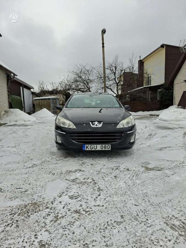 Black Peugeot 407 2007 in Varena, with an engine capacity of 2.18 L and mileage of 240 thousand km for 1500 €, photo 3 on AUTOMOTO.COM.LV