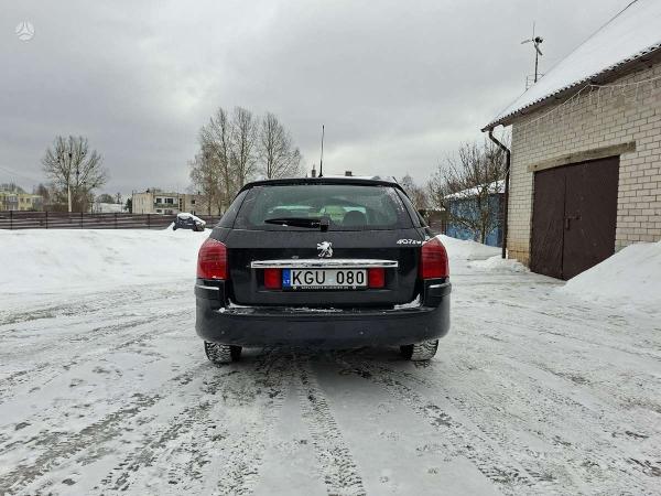 Black Peugeot 407 2007 in Varena, with an engine capacity of 2.18 L and mileage of 240 thousand km for 1500 €, photo 4 on AUTOMOTO.COM.LV