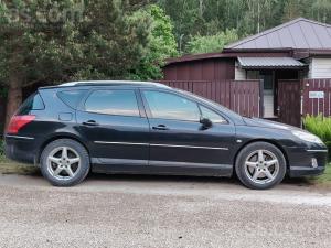 Black Peugeot 407 2007 in Riga, with an engine capacity of 2.70 L and mileage of 345 thousand km for 1450 €, photo 3 on AUTOMOTO.COM.LV