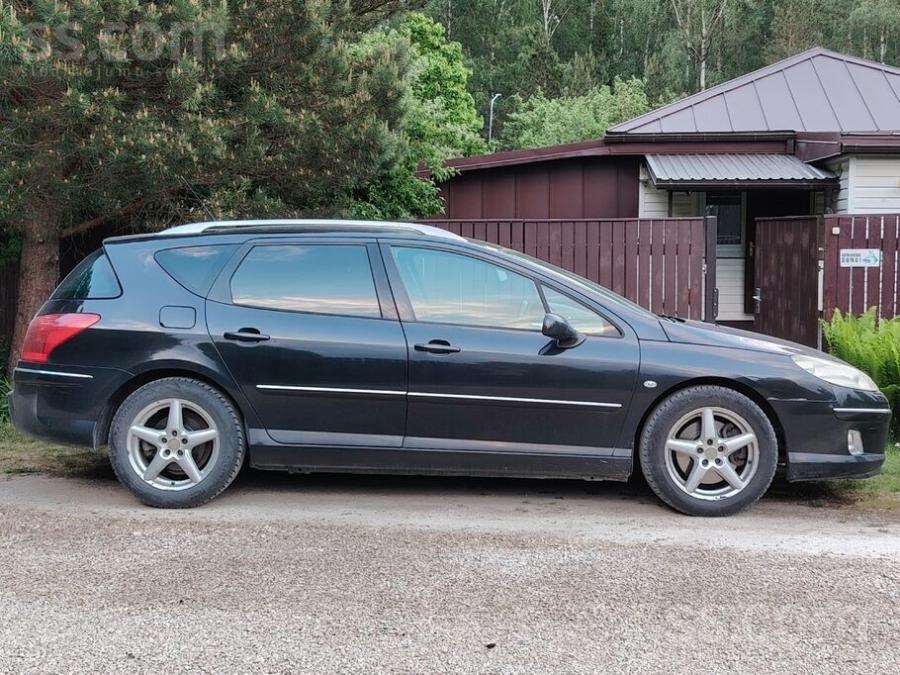 Black Peugeot 407 2007 in Riga, with an engine capacity of 2.70 L and mileage of 345 thousand km for 1450 €, photo 3 on AUTOMOTO.COM.LV