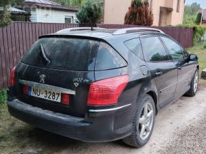 Black Peugeot 407 2007 in Riga, with an engine capacity of 2.70 L and mileage of 345 thousand km for 1450 €, photo 4 on AUTOMOTO.COM.LV