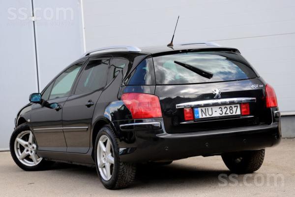 Melns Peugeot 407 2007 Tukums, ar dzinēja tilpumu 2.70 L un nobraukumu 367 tūkst. km par 2400 €, foto 4 vietnē AUTOMOTO.COM.LV