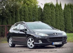 Black Peugeot 407 2007 in Jelgava, with an engine capacity of 2.00 L and mileage of 266 thousand km for 2290 €, photo  on AUTOMOTO.COM.LV