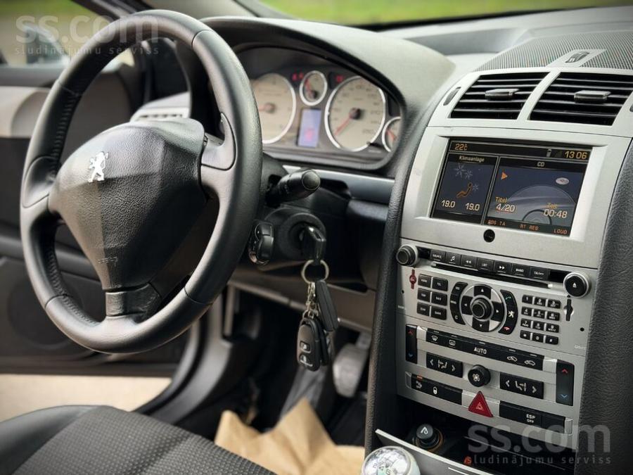 Melns Peugeot 407 2007 Jelgava, ar dzinēja tilpumu 2.00 L un nobraukumu 266 tūkst. km par 2290 €, foto 13 vietnē AUTOMOTO.COM.LV