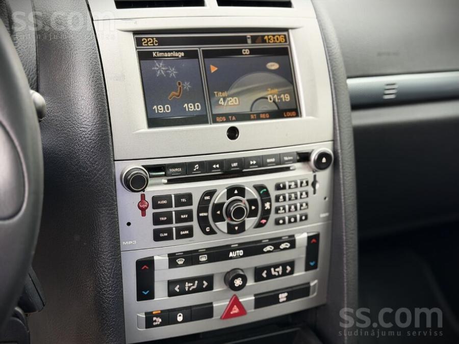 Melns Peugeot 407 2007 Jelgava, ar dzinēja tilpumu 2.00 L un nobraukumu 266 tūkst. km par 2290 €, foto 14 vietnē AUTOMOTO.COM.LV
