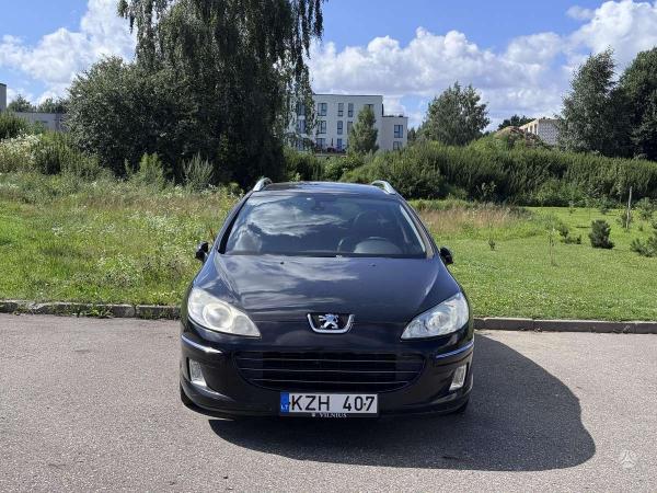 Black Peugeot 407 2008 in Vilnius, with an engine capacity of 2.00 L and mileage of 386 thousand km for 500 €, photo 1 on AUTOMOTO.COM.LV