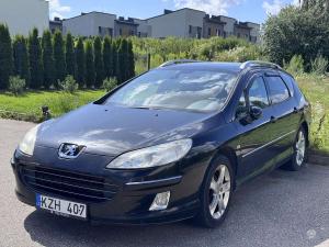 Black Peugeot 407 2008 in Vilnius, with an engine capacity of 2.00 L and mileage of 386 thousand km for 500 €, photo 3 on AUTOMOTO.COM.LV