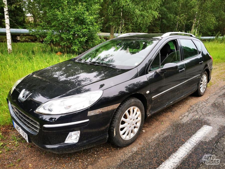 Черный Пежо 407 2008 в Висагинас, объемом двигателя 2.00 л и пробегом 390 тыс. км за 900 €, фото 3 на AUTOMOTO.COM.LV