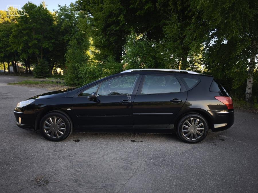 Black Peugeot 407 2009 in Siauliai, with an engine capacity of 1.80 L and mileage of 480 thousand km for 900 €, photo 5 on AUTOMOTO.COM.LV