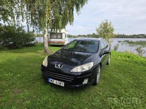 Black Peugeot 407 2009 in Riga, with an engine capacity of 2.20 L and mileage of 353 thousand km for 1000 €, photo  on AUTOMOTO.COM.LV