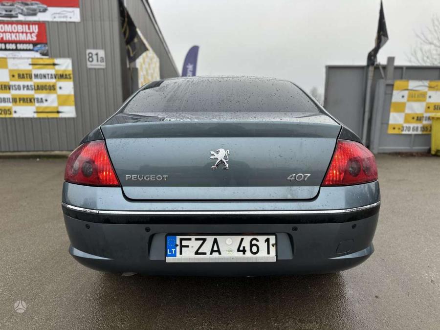 Zils Peugeot 407 2004 Šauļi, ar dzinēja tilpumu 2.00 L un nobraukumu 361 tūkst. km par 650 €, foto 7 vietnē AUTOMOTO.COM.LV