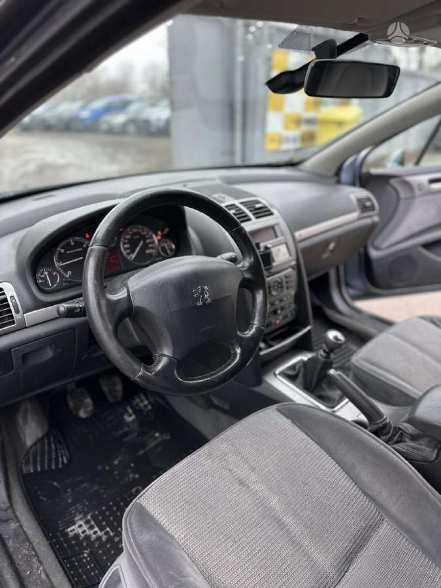 Zils Peugeot 407 2004 Šauļi, ar dzinēja tilpumu 2.00 L un nobraukumu 361 tūkst. km par 650 €, foto 12 vietnē AUTOMOTO.COM.LV