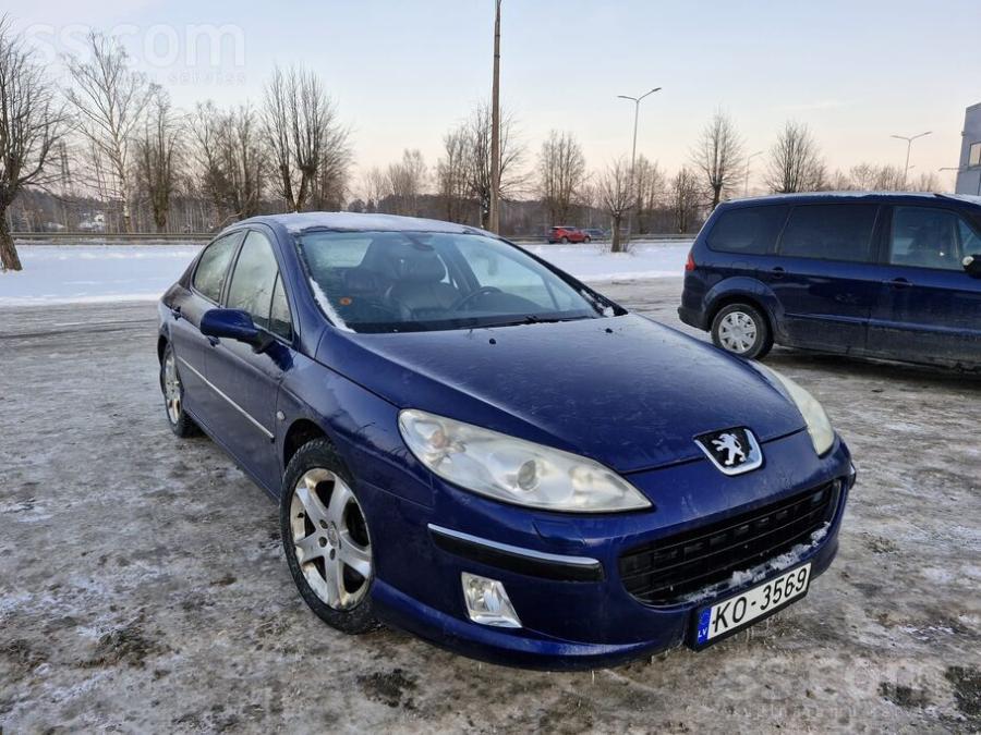 Blue Peugeot 407 2004 in Riga, with an engine capacity of 2.20 L and mileage of 208 thousand km for 950 €, photo 4 on AUTOMOTO.COM.LV
