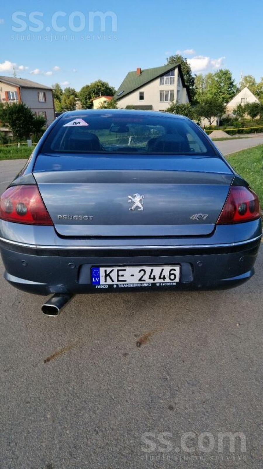 Zils Peugeot 407 2004 Ogre, ar dzinēja tilpumu 2.20 L un nobraukumu 264 tūkst. km par 800 €, foto 5 vietnē AUTOMOTO.COM.LV