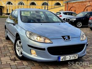 Blue Peugeot 407 2005 in Daugavpils, with an engine capacity of 1.60 L and mileage of 345 thousand km for 500 €, photo 4 on AUTOMOTO.COM.LV