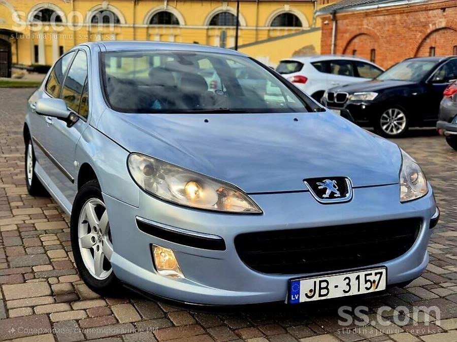 Blue Peugeot 407 2005 in Daugavpils, with an engine capacity of 1.60 L and mileage of 345 thousand km for 500 €, photo 4 on AUTOMOTO.COM.LV