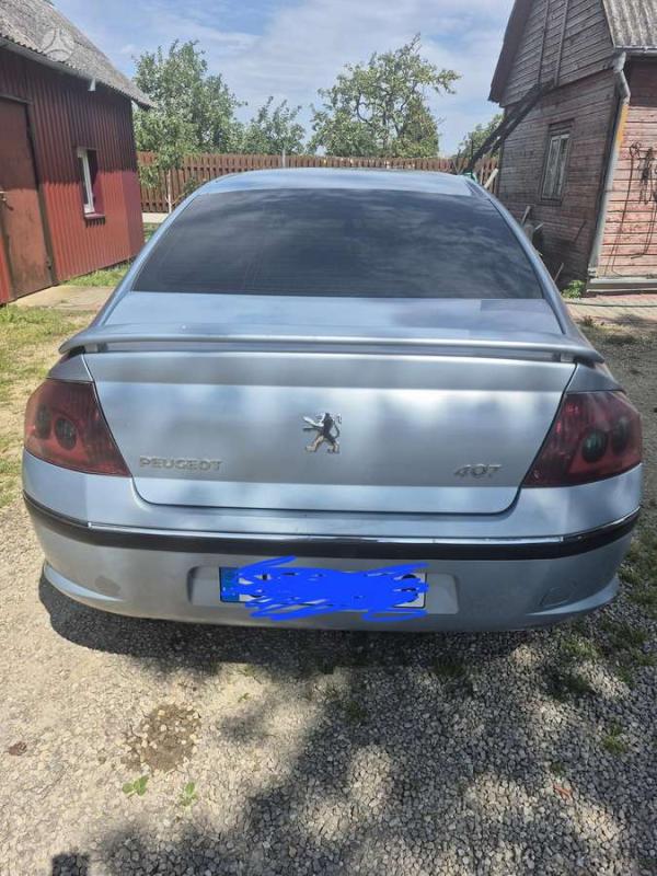 Blue Peugeot 407 2005 in Panevezys, with an engine capacity of 1.56 L and mileage of 300 thousand km for 1200 €, photo 3 on AUTOMOTO.COM.LV